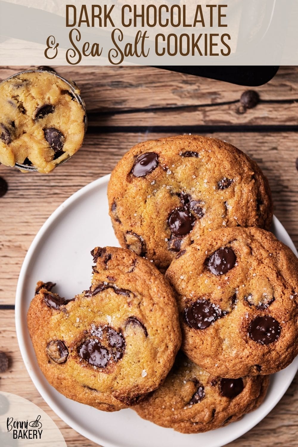 Dark Chocolate and Sea Salt Cookies