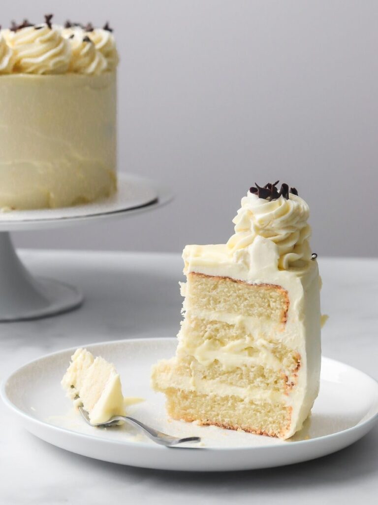 Custard Cake with Custard Filling
