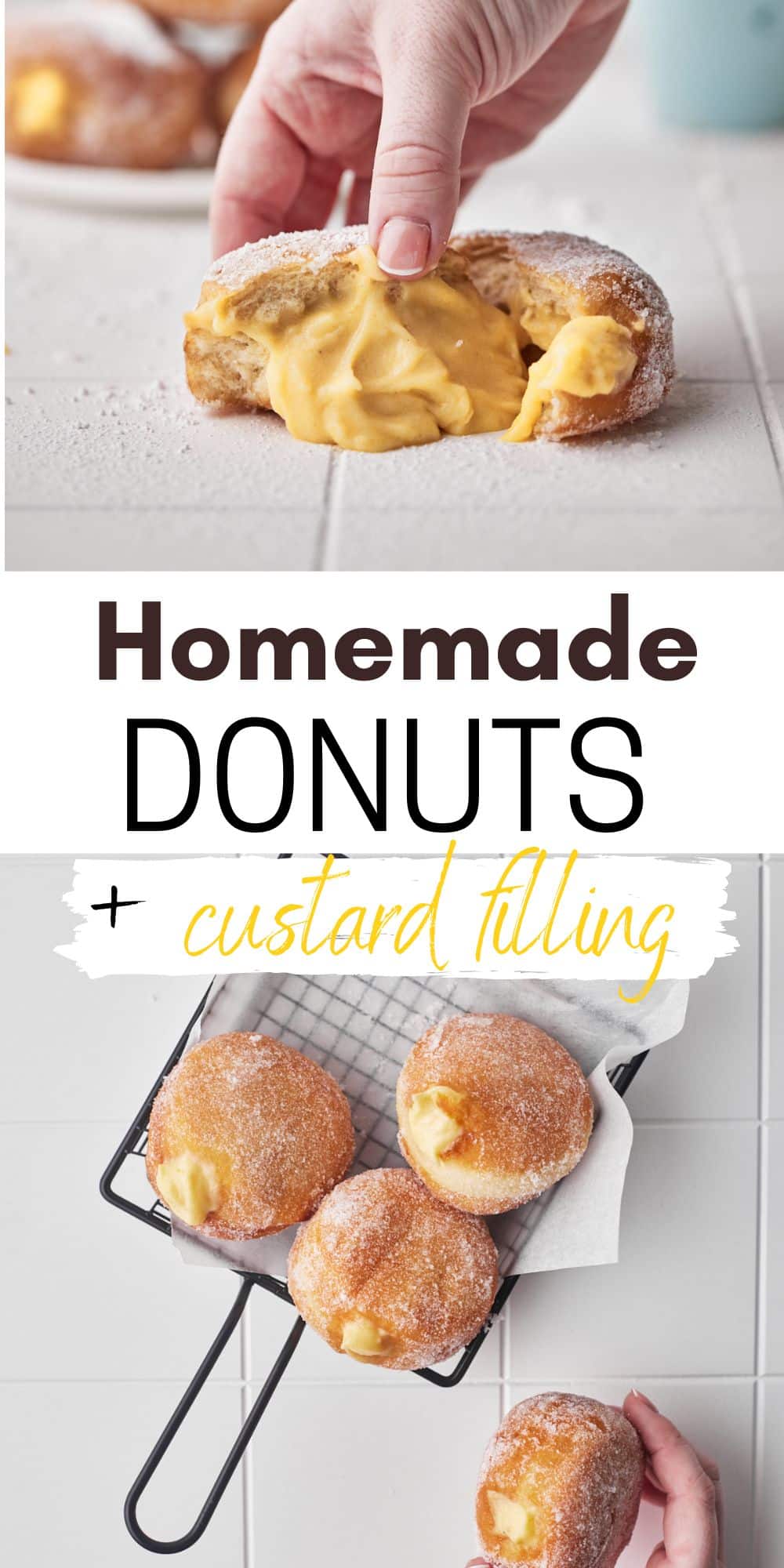 Custard Donuts - Fresh Fried Donuts with Custard Filling | Bonni Bakery