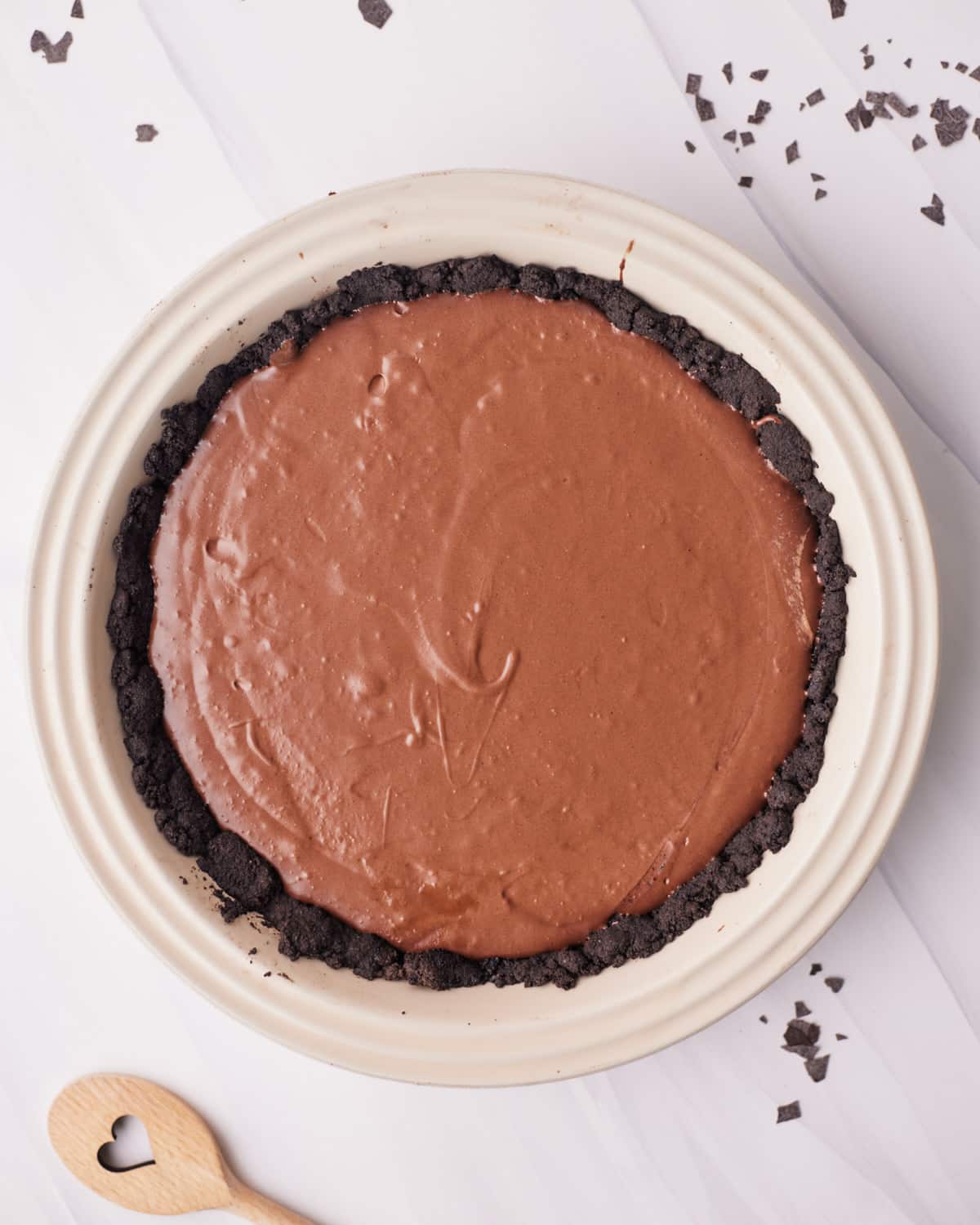 French Silk Pie with Oreo Crust - best chocolate pie | Bonni Bakery