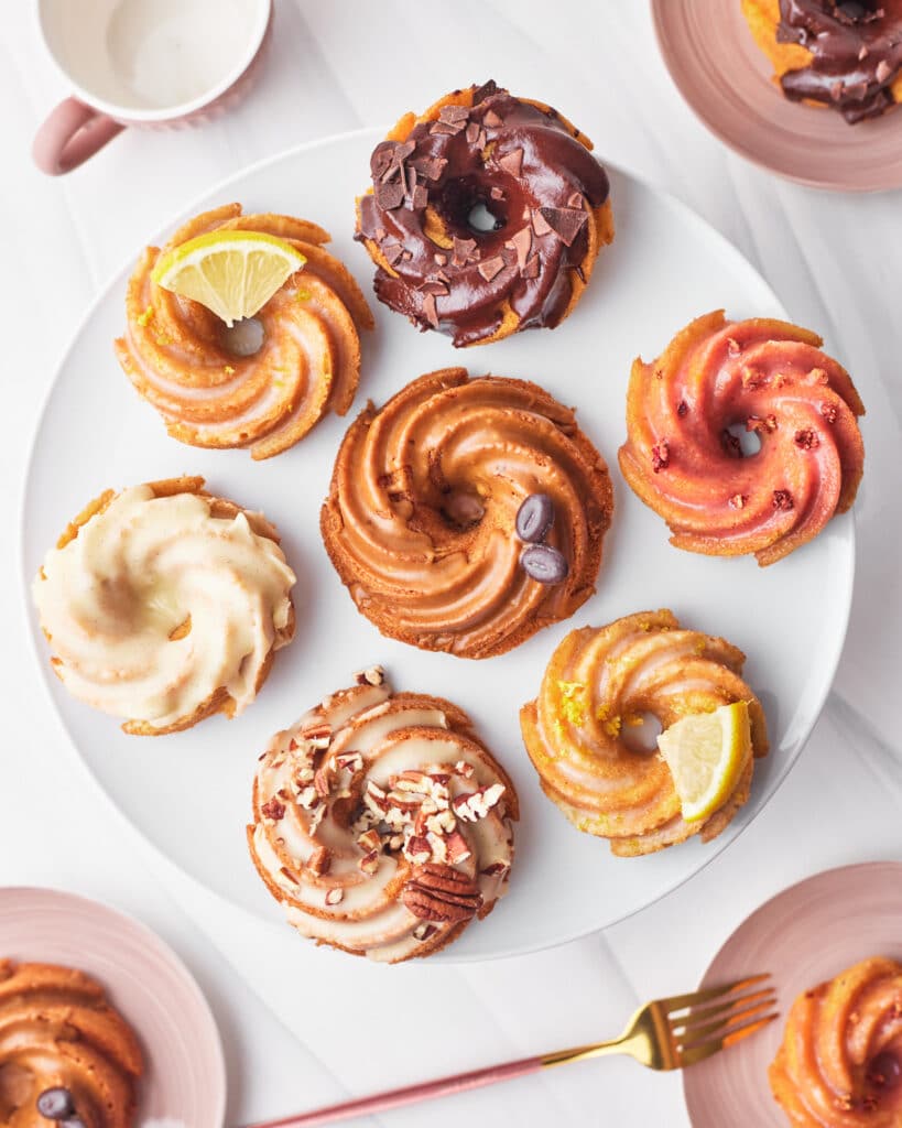 Mini Bundt Cakes - 1 Easy Recipe, 6 Flavors