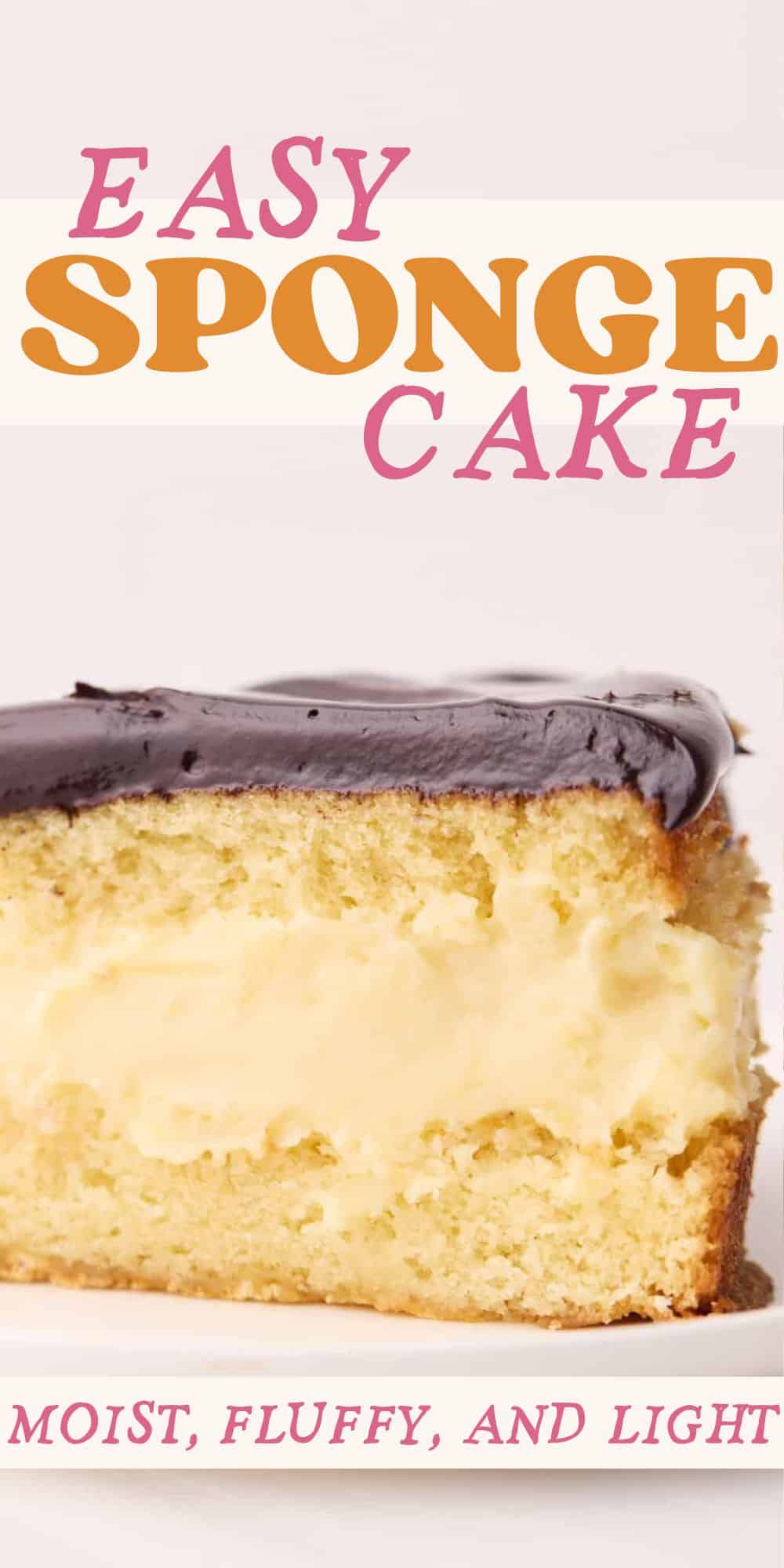 Easy Sponge Cake Recipe - Light and Fluffy