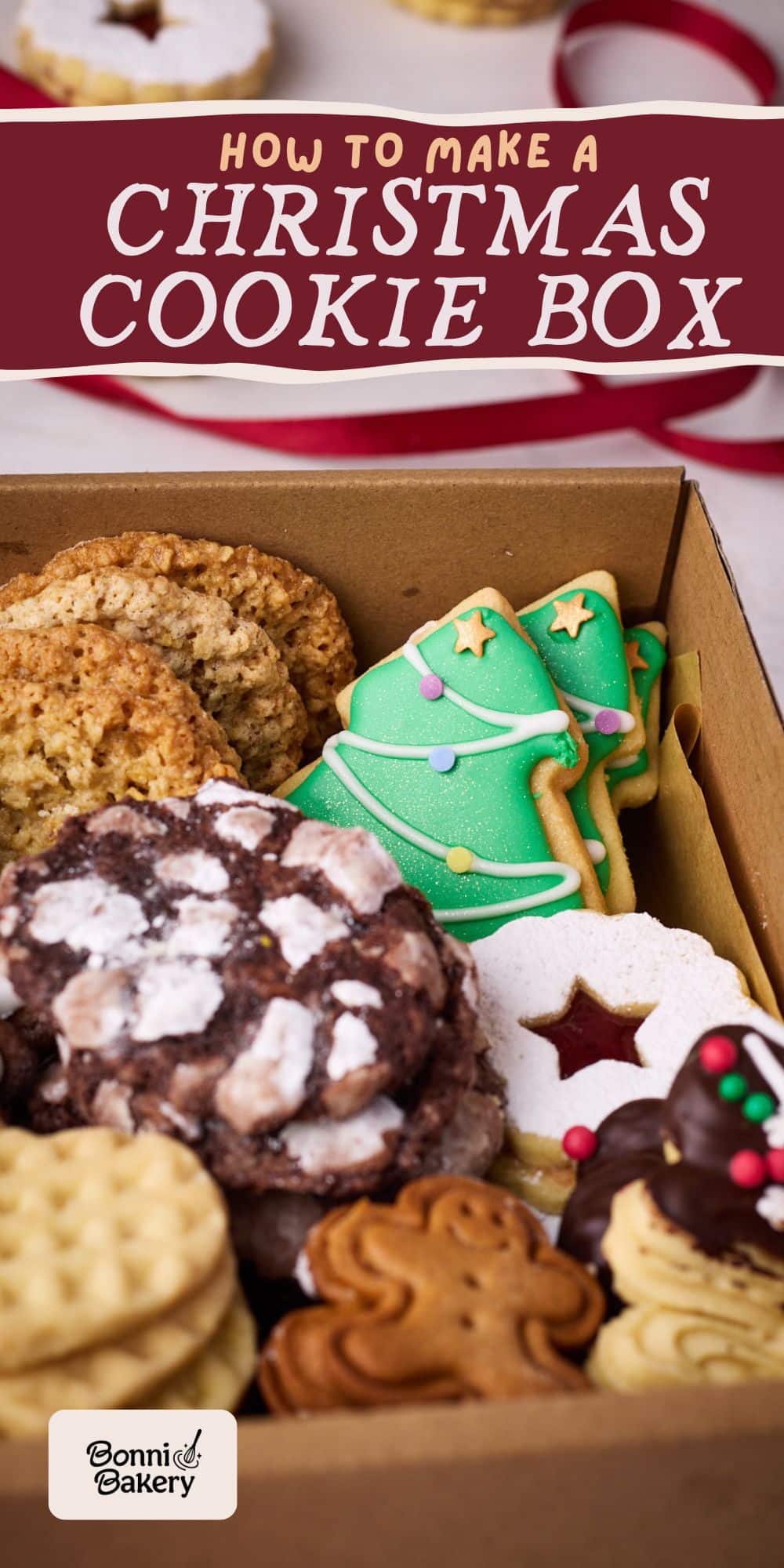 How To Make A Christmas Cookie Box - with Recipes