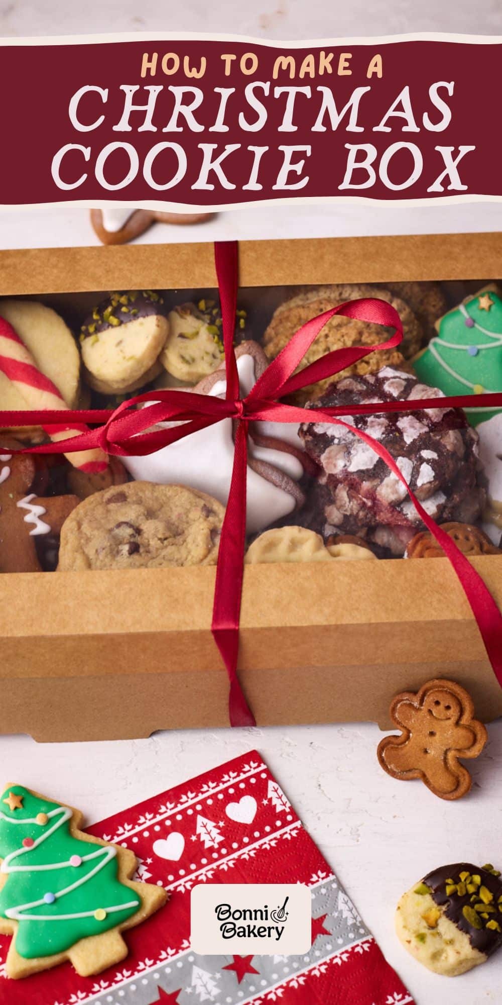 How To Make A Christmas Cookie Box - with Recipes