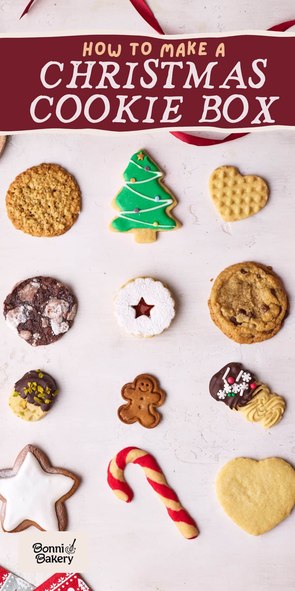 How To Make A Christmas Cookie Box - with Recipes