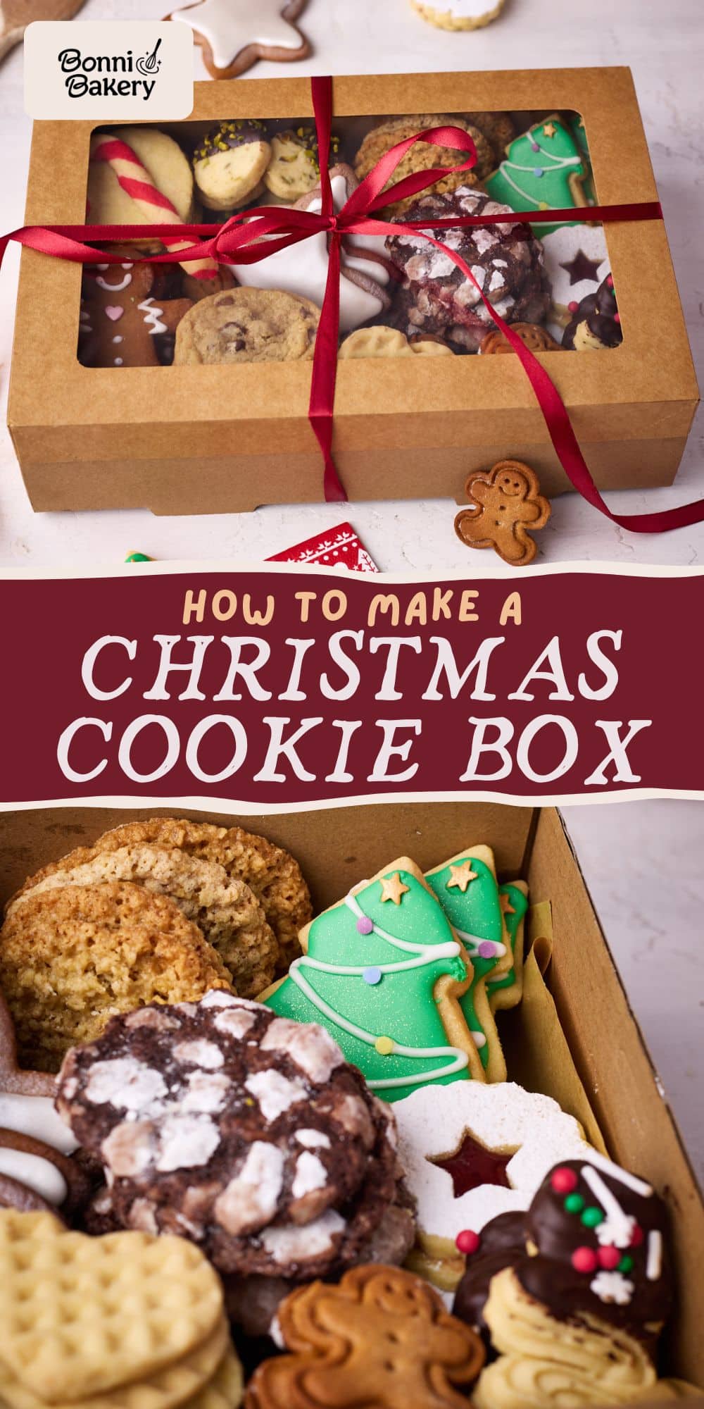 How To Make A Christmas Cookie Box - with Recipes
